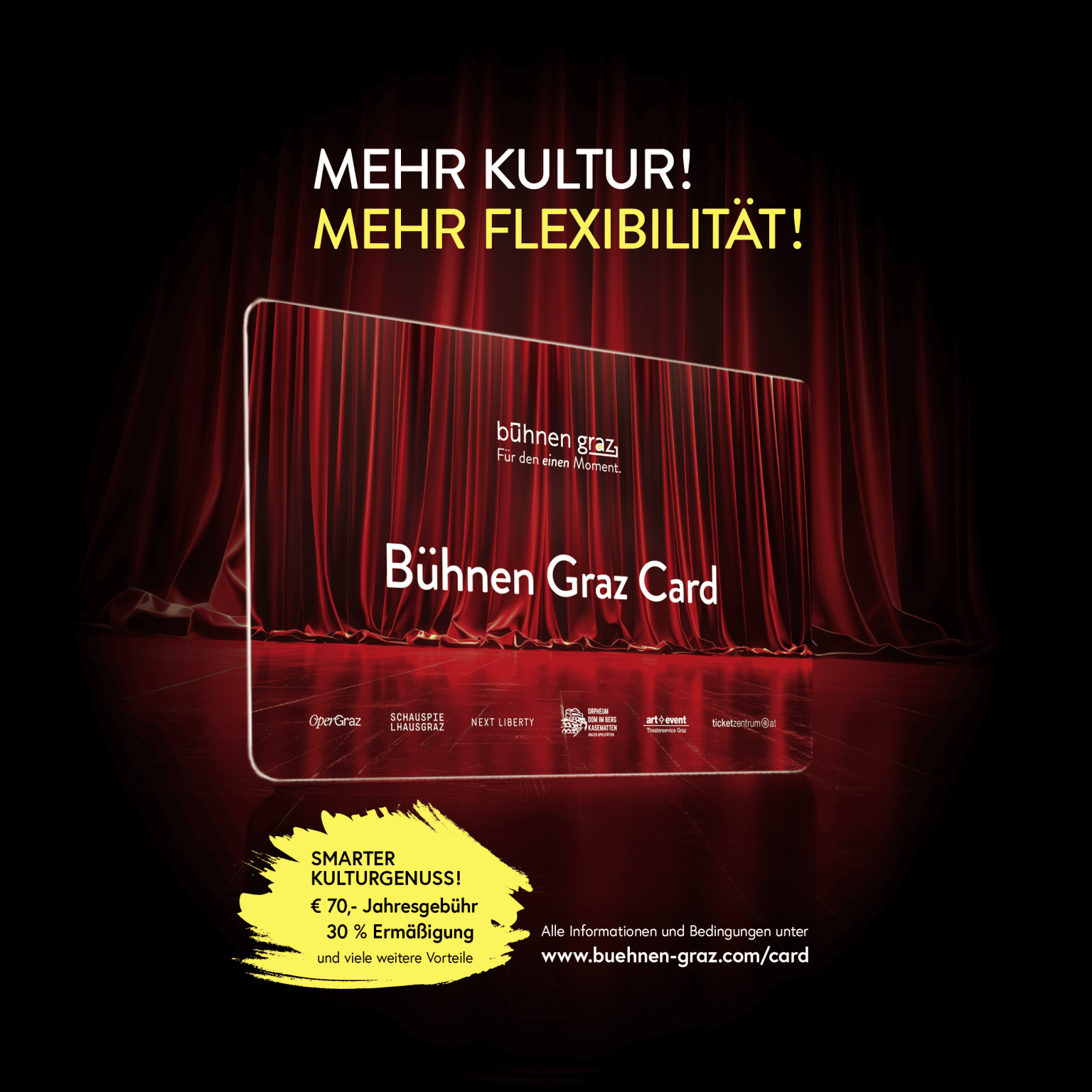 Die Bühnen Graz Card – Smarter Kulturgenuss im Überblick